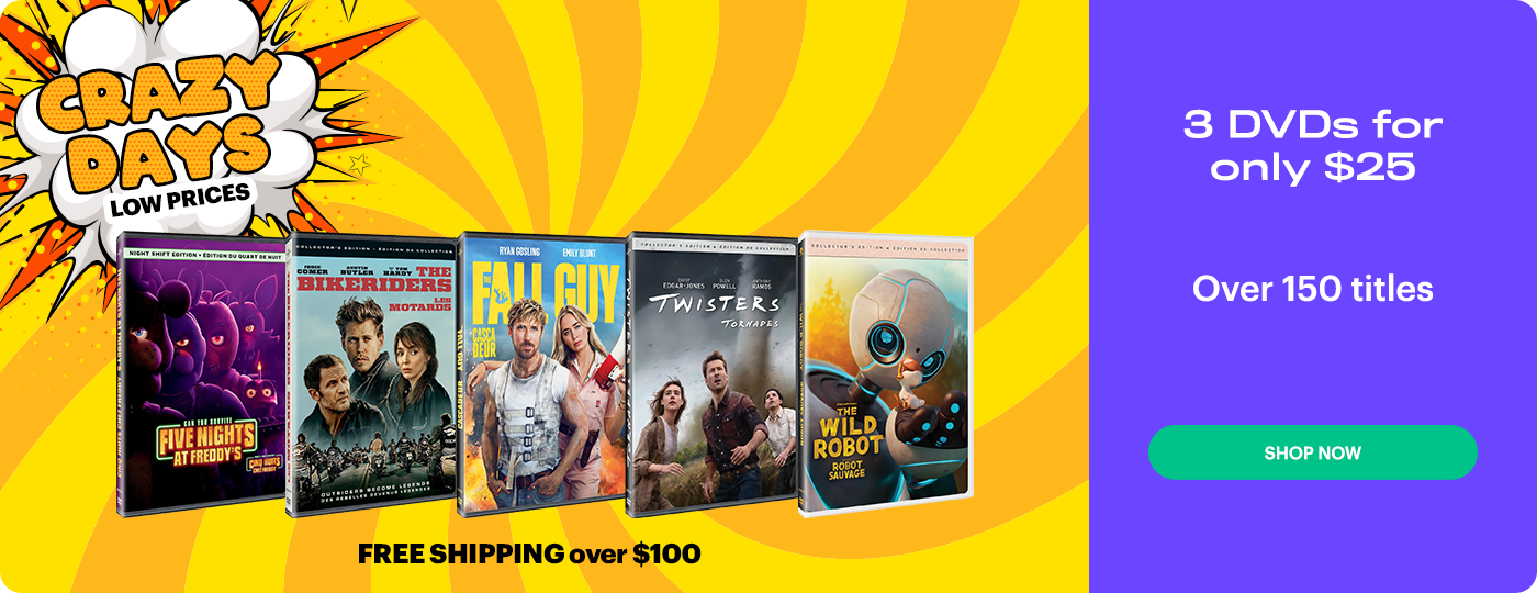 Crazy Days - 3 DVDs For $25 – GRUV Canada