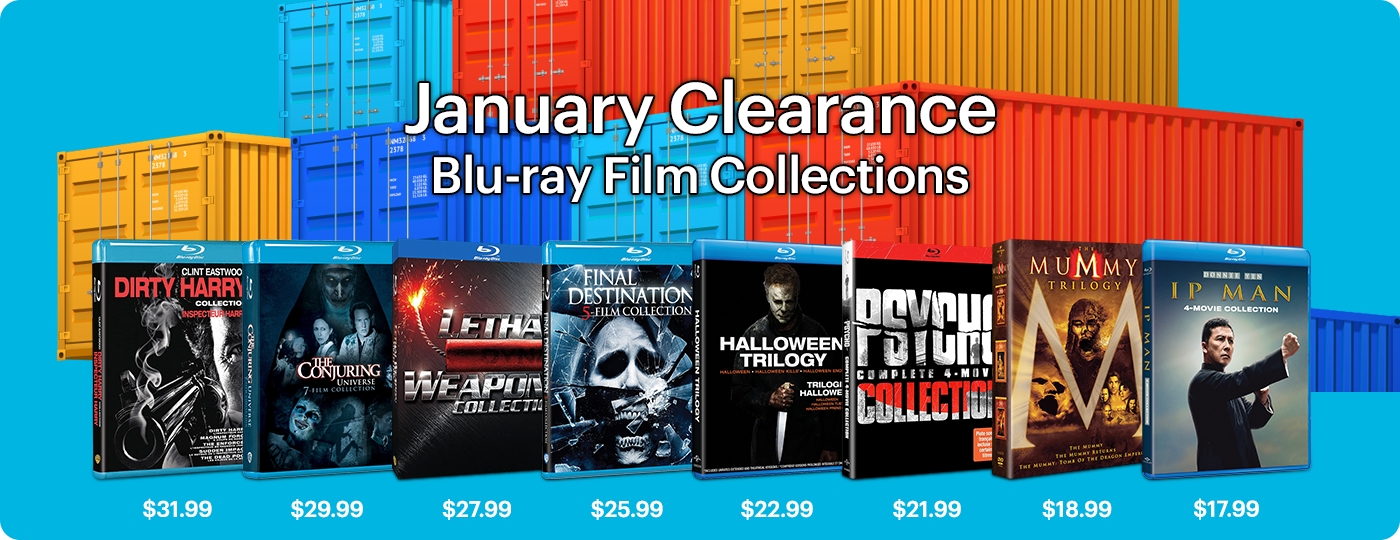Jan Clearance - Blu-ray Film Collections – GRUV Canada