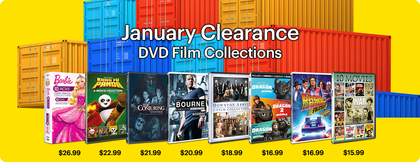 Jan Clearance - DVD Film Collections – GRUV Canada