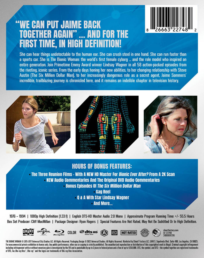 The Bionic Woman: The Complete Series - Collector's Edition [Blu-Ray ...