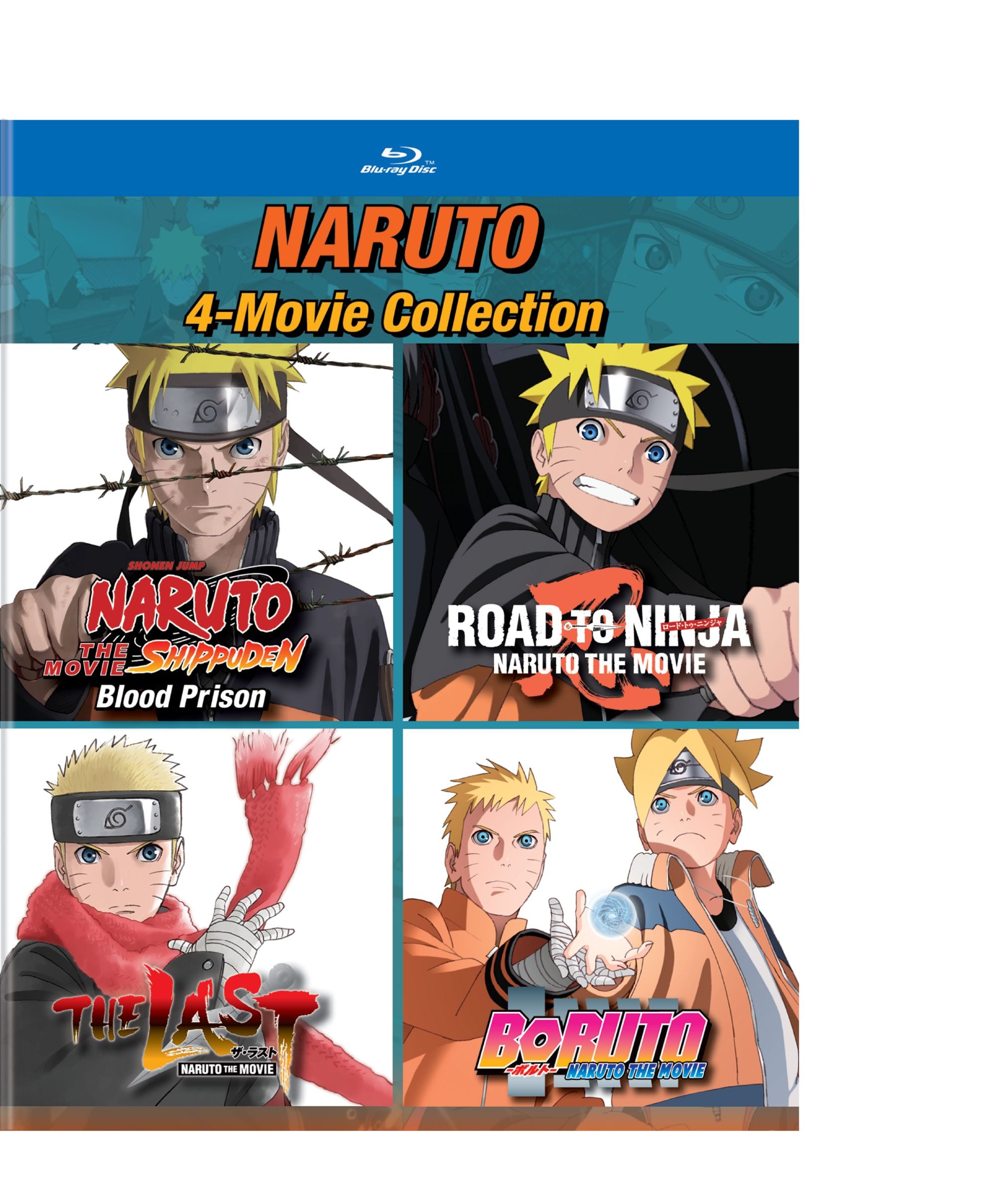 Naruto: 4-Movie Collection [Blu-Ray] – GRUV Canada