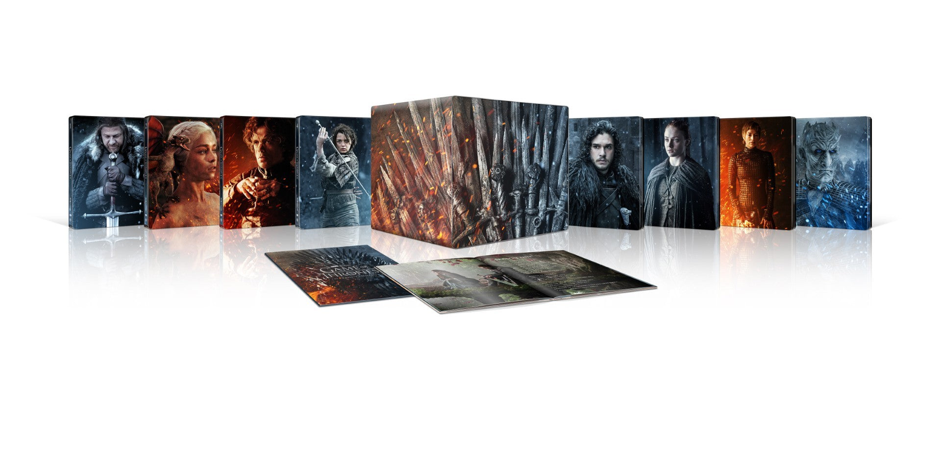 Game of Thrones: The Complete Series Library Case - Steelbook [UHD ...