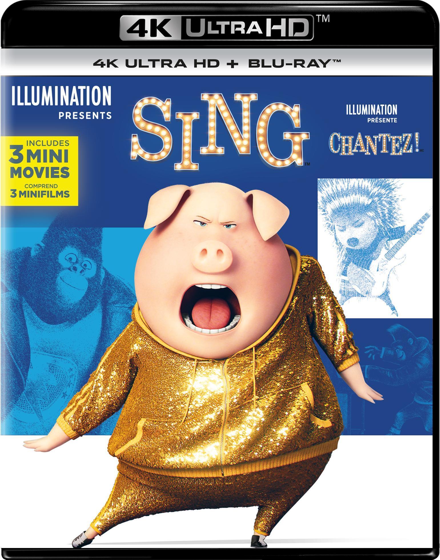 Sing (4K Ultra HD + Blu-ray) [UHD] – GRUV Canada